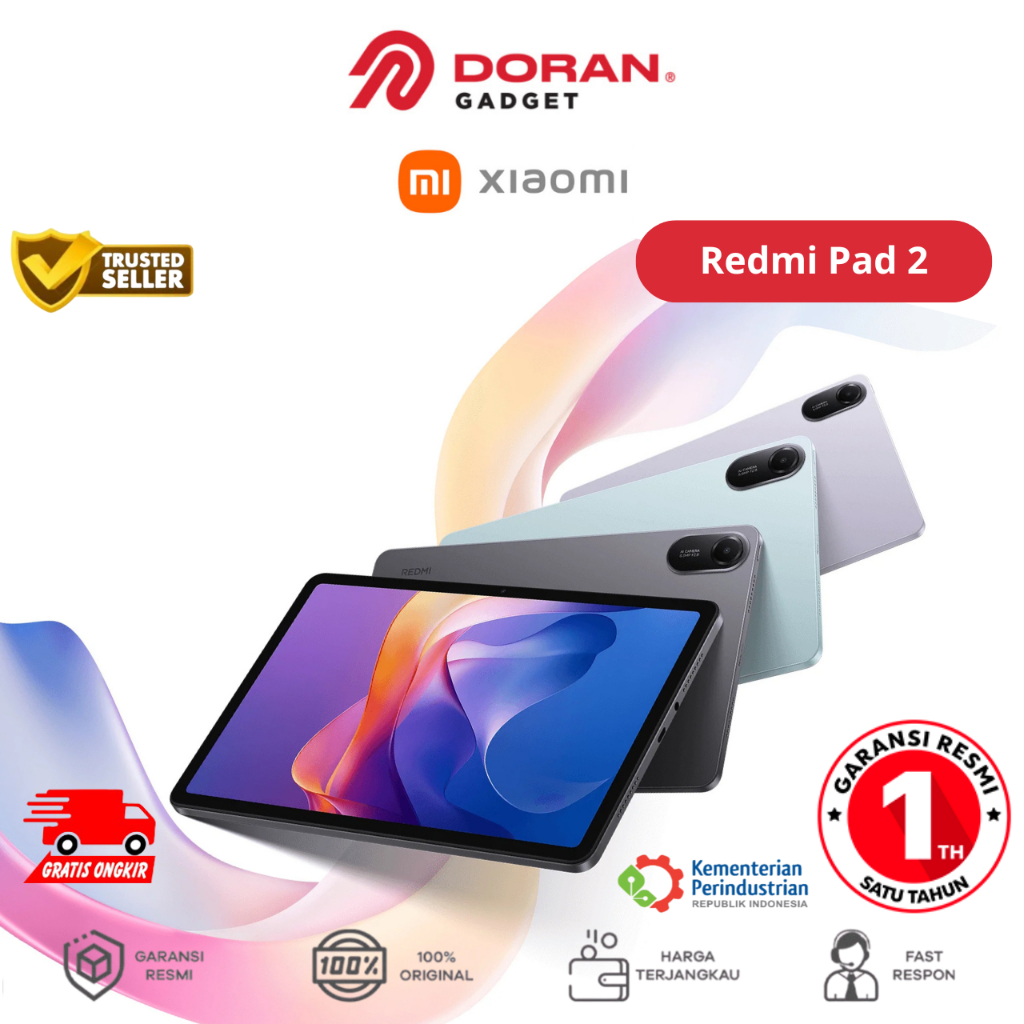Jual Xiaomi Redmi PAD 2 MediaTek Helio G100-Ultra | 9.000 mAh | Xiaomi HyperOS 2 Resmi Indonesia ...