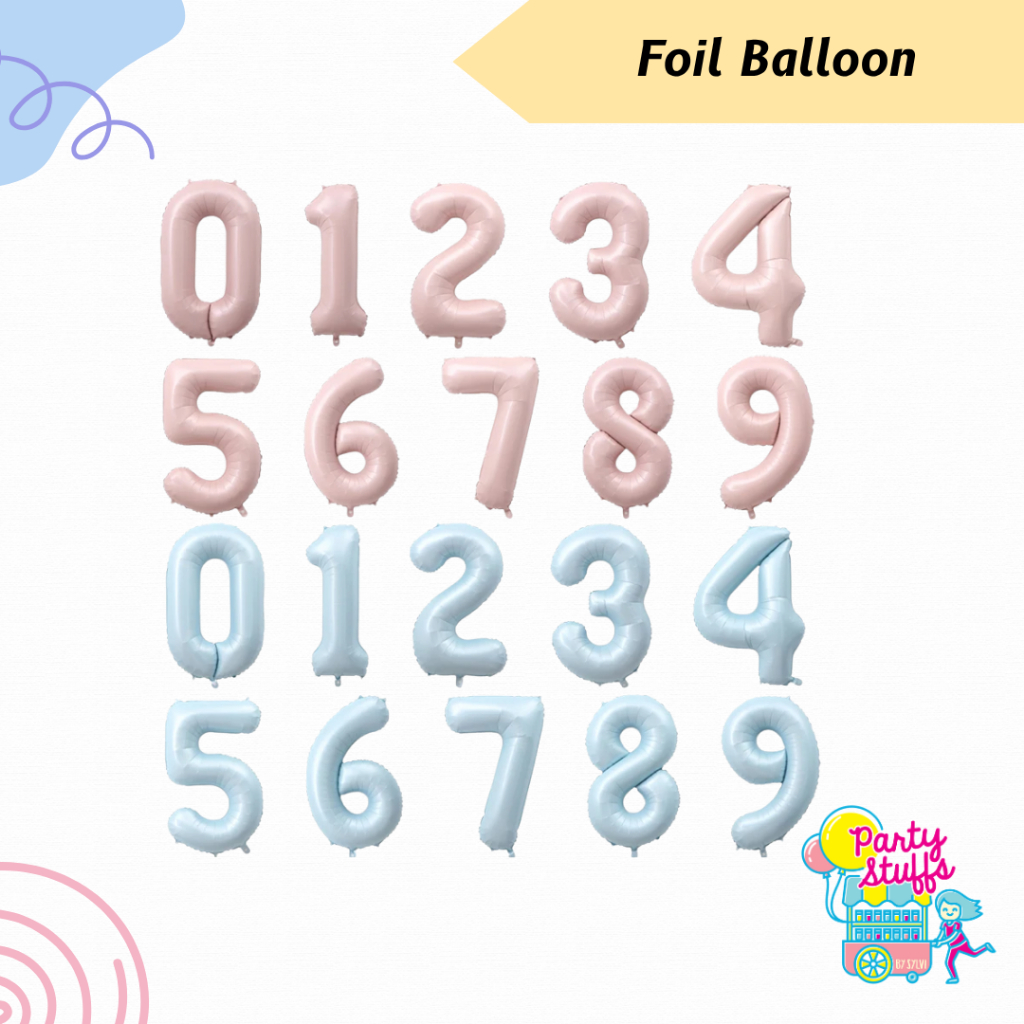 Jual Angka 90cm Baby Pink & Angka 90cm Baby Blue | Angka Jumbo Baby ...