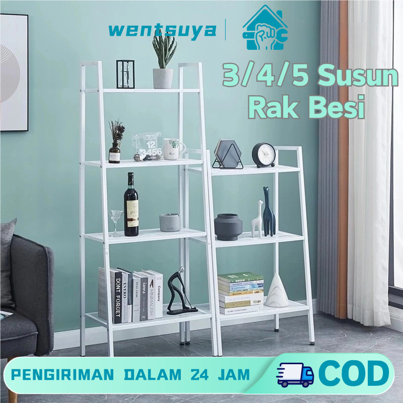 Jual 3/4/5 Susun Rak Besi Rak Pajangan Minimalis Rak Penyimpanan Rak ...