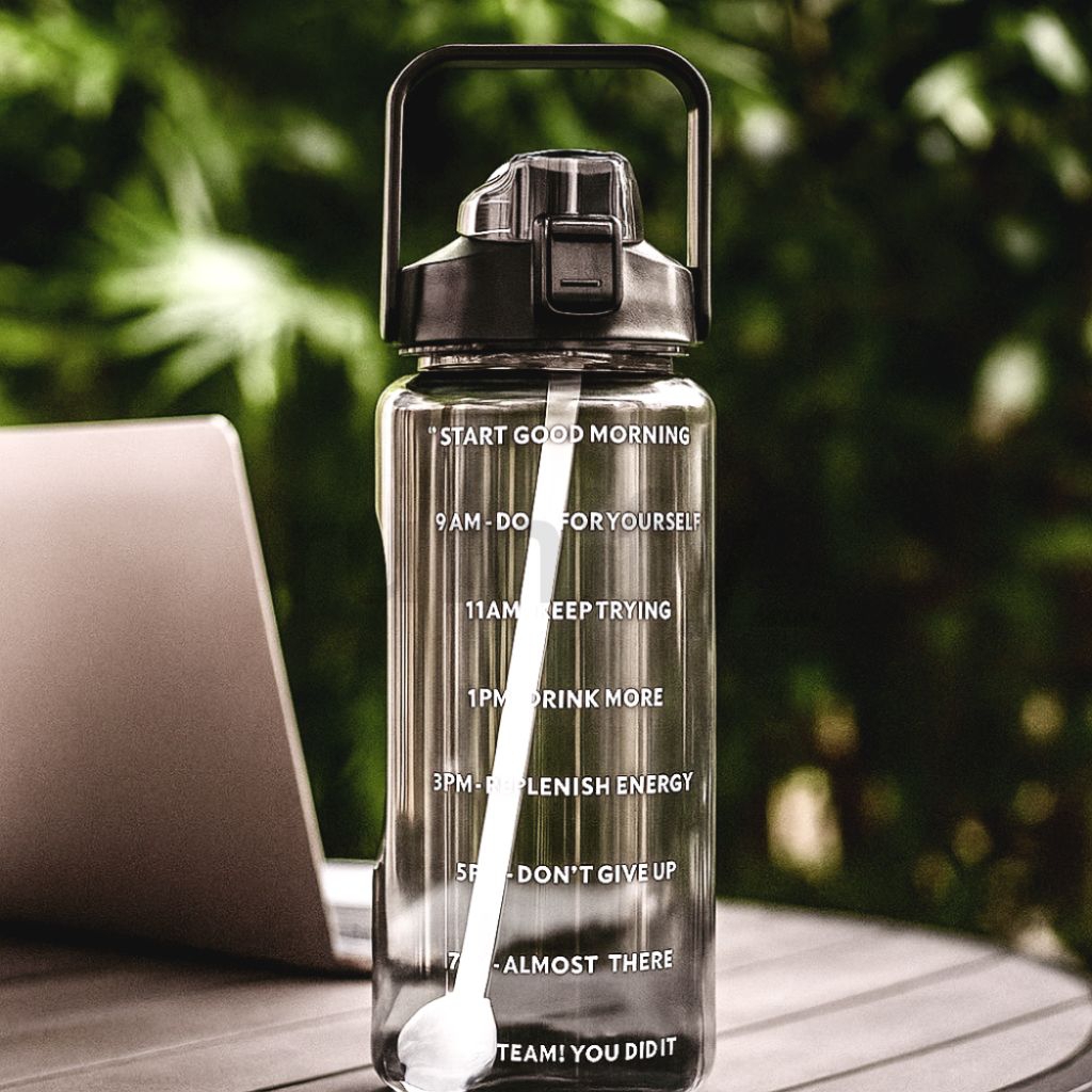 Jual BOTOL MINUM JUMBO 2000 ML DOUBLE LOCK 2 LITER BANJARMASIN PRAKTIS ...