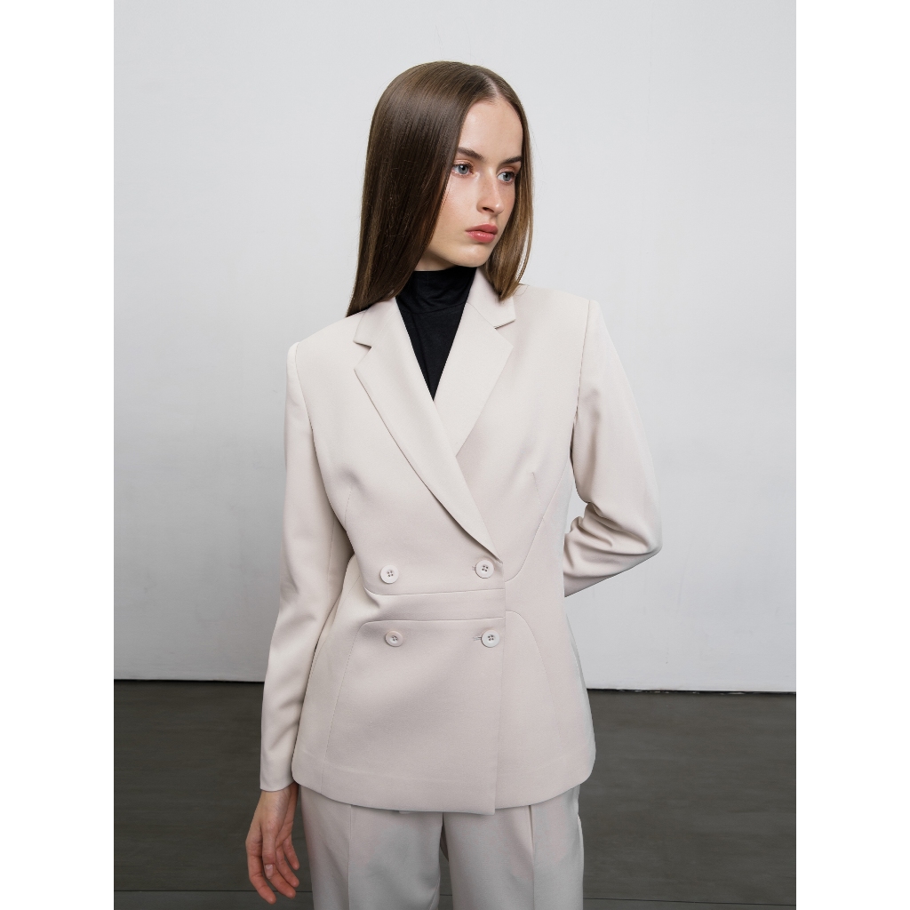 Jual INVIO Natie Axis Blazer | Jas Wanita - Essentia | Shopee Indonesia