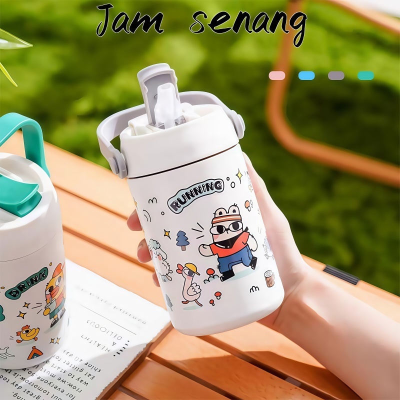 Jual Botol Minum Stainless Steel 500ml Kartun, Cangkir Termos Anak ...