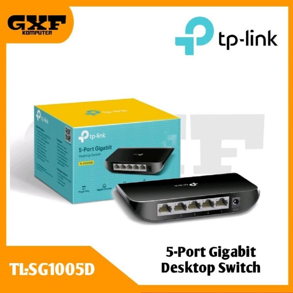 Jual TP-Link TL-SG1005D 5-Port Gigabit Desktop Switch | Shopee Indonesia