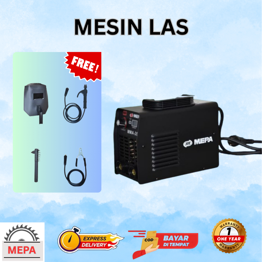 Jual 【MEPA】Mesin Las MMA 200 Listrik Trafo Las Welding Inverter Las Las ...