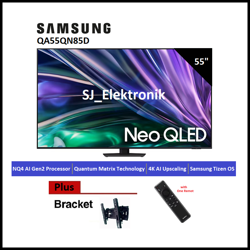 Jual Braket + Samsung 55QN85D - 55QN85 Smart AI TV UHD 4K | 55 Inch Neo ...