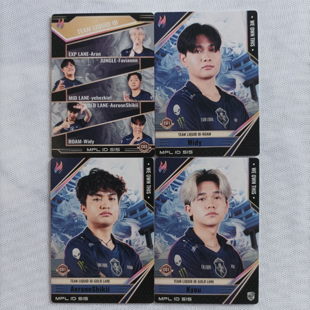 Jual MPL Cards Team Liquid ID TLID Selected MPL Card Aeronshikii Kyou ...
