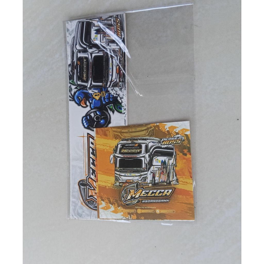 Jual stiker bus ntts trans "Mecca" (new) | Shopee Indonesia