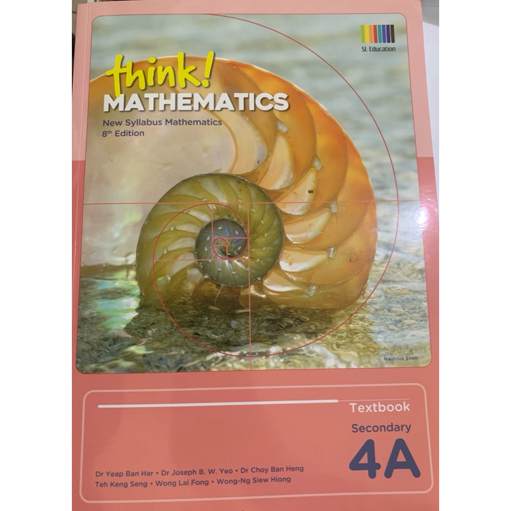 Jual Think Mathematics 4A (Buku original baru) Student Book | Shopee ...