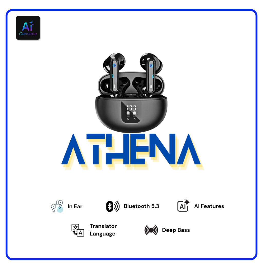 Jual ATHENA TWS Ai TWS Translator Ai Smart Wireless Translate Ai ...