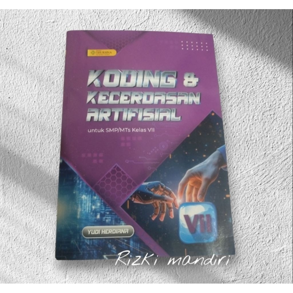 Jual buku teks KODING dan kecerdasan artifisial kurikulum merdeka untuk SMP/Mts kelas 7 penerbit ...