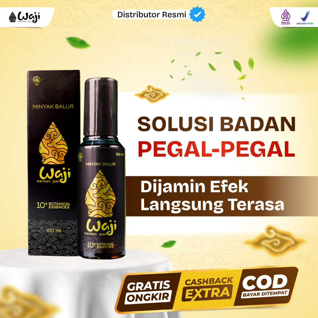 Jual [GARANSI AKTIF] Minyak Balur Waji Atasi Pegal Linu Gatal Ruam ...