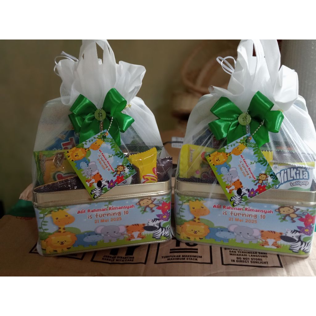 Jual paket snack box kaleng custom | Shopee Indonesia