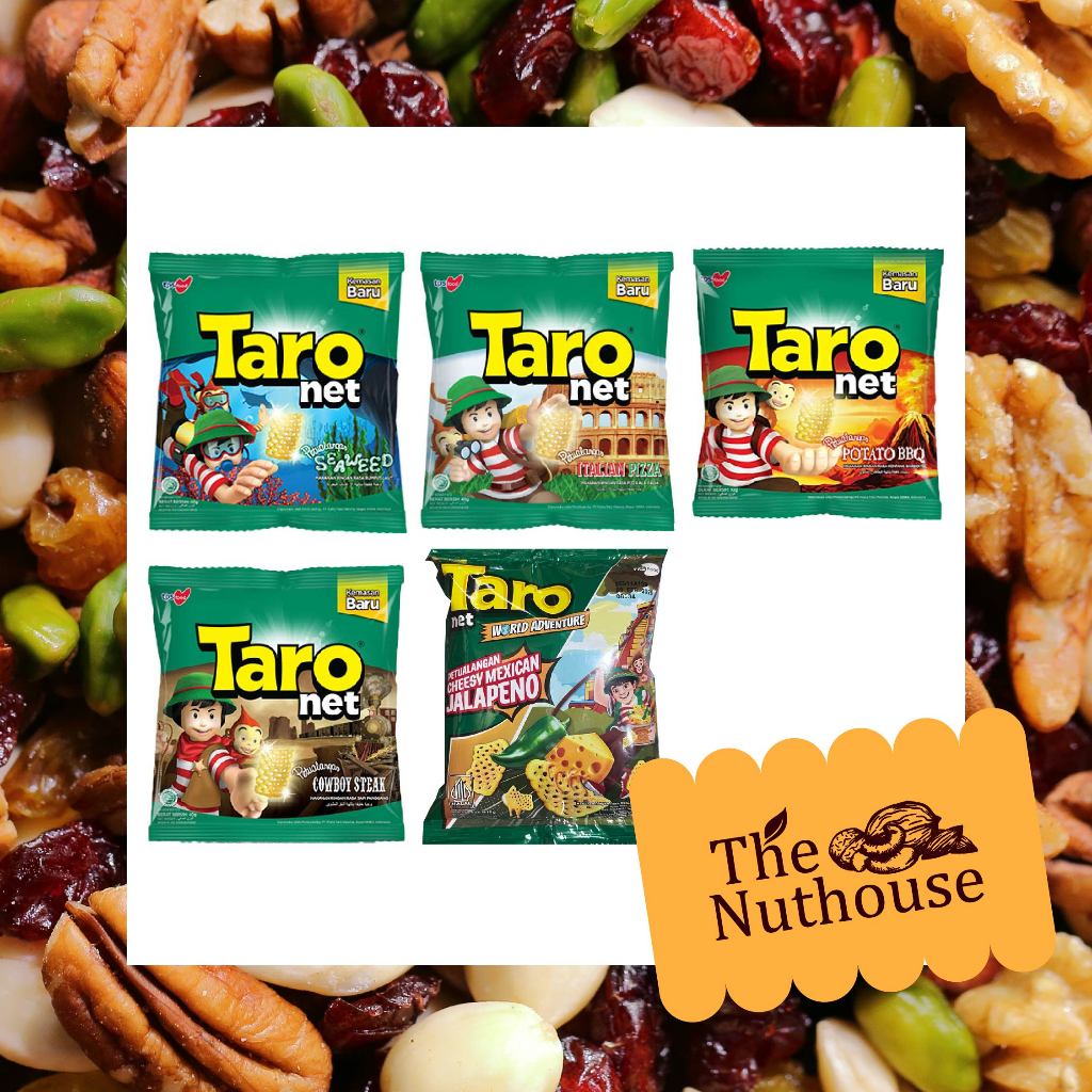 Jual TARO NET | 8gr - Seaweed / BBQ / Cheesy Mexican Jalapeno | 32gr ...