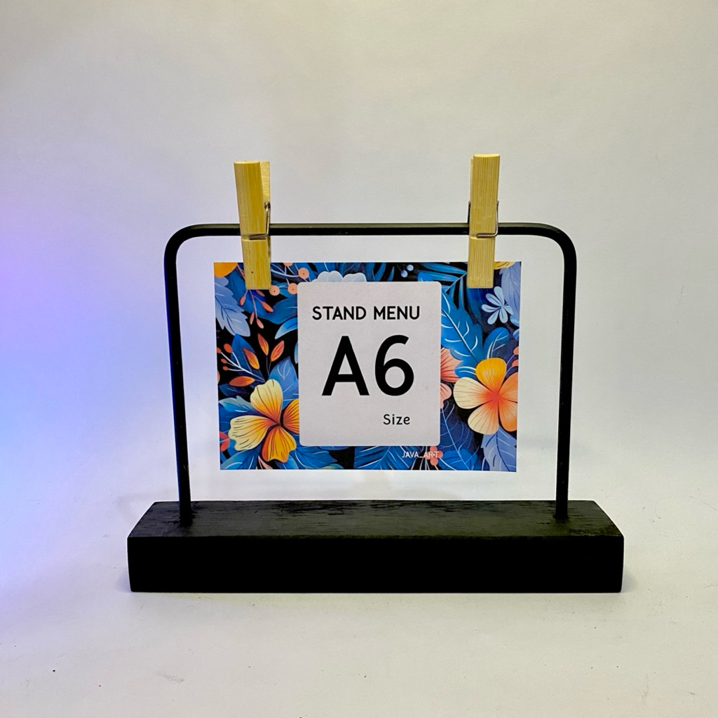 Jual STAND HOLDER MENU A6 BLACK EDITION LANDSCAPE INDUSTRIAL KALENDER ...
