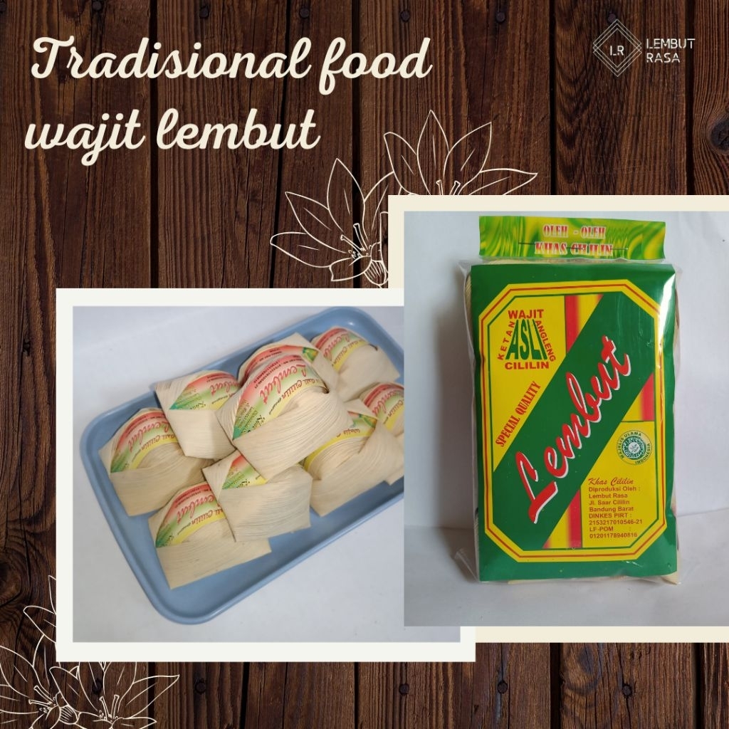 Jual Lembut Wajit Original Kemasan 500gram Wajit Asli Cililin Oleh Oleh ...
