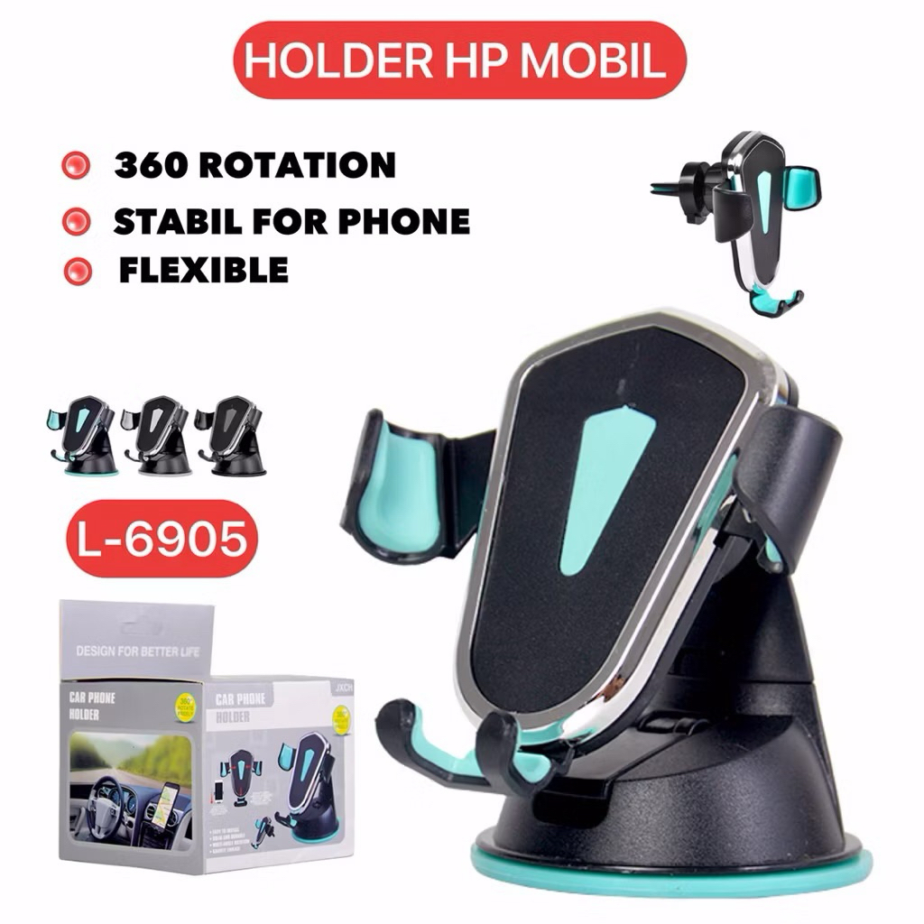 Jual ｛MR｝Holder HP L-6905 Mobil Air Vent Suction Car Mount Mobile Phone ...