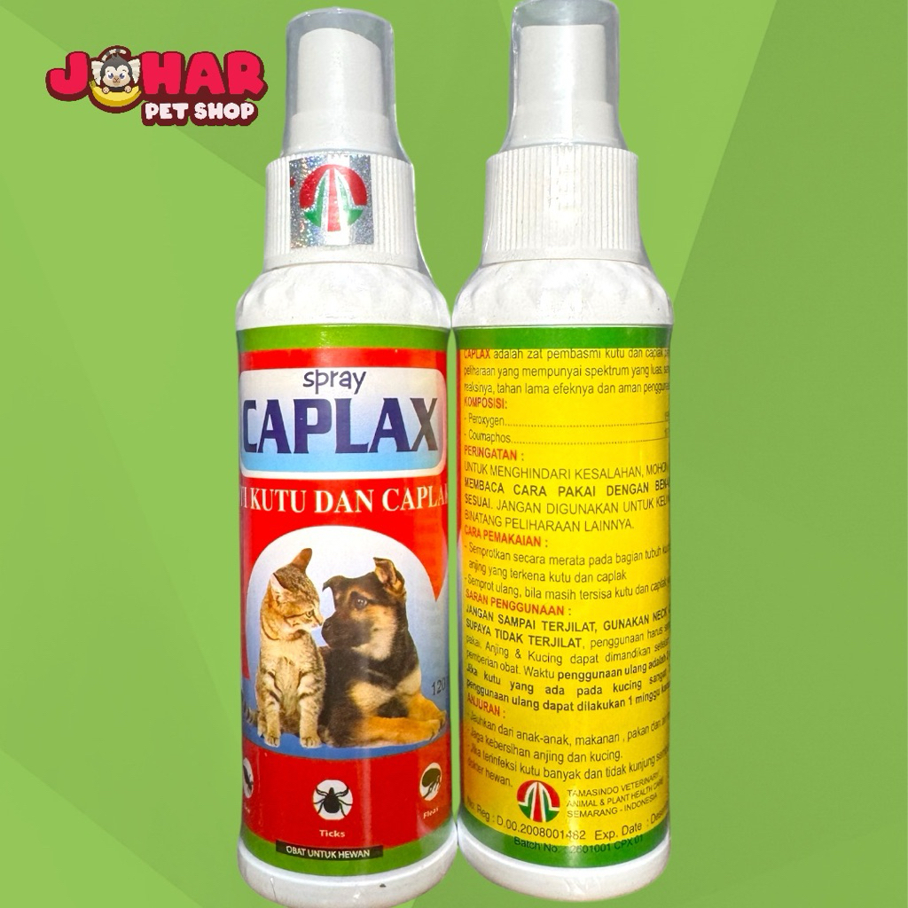 Jual caplax spray obat kutu kucing caplak anjing 120 ml | Shopee Indonesia