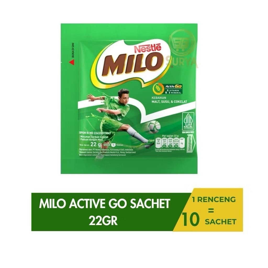 Jual SUSU MILO ACTIVE-GO ( 22 Gram ) | Shopee Indonesia