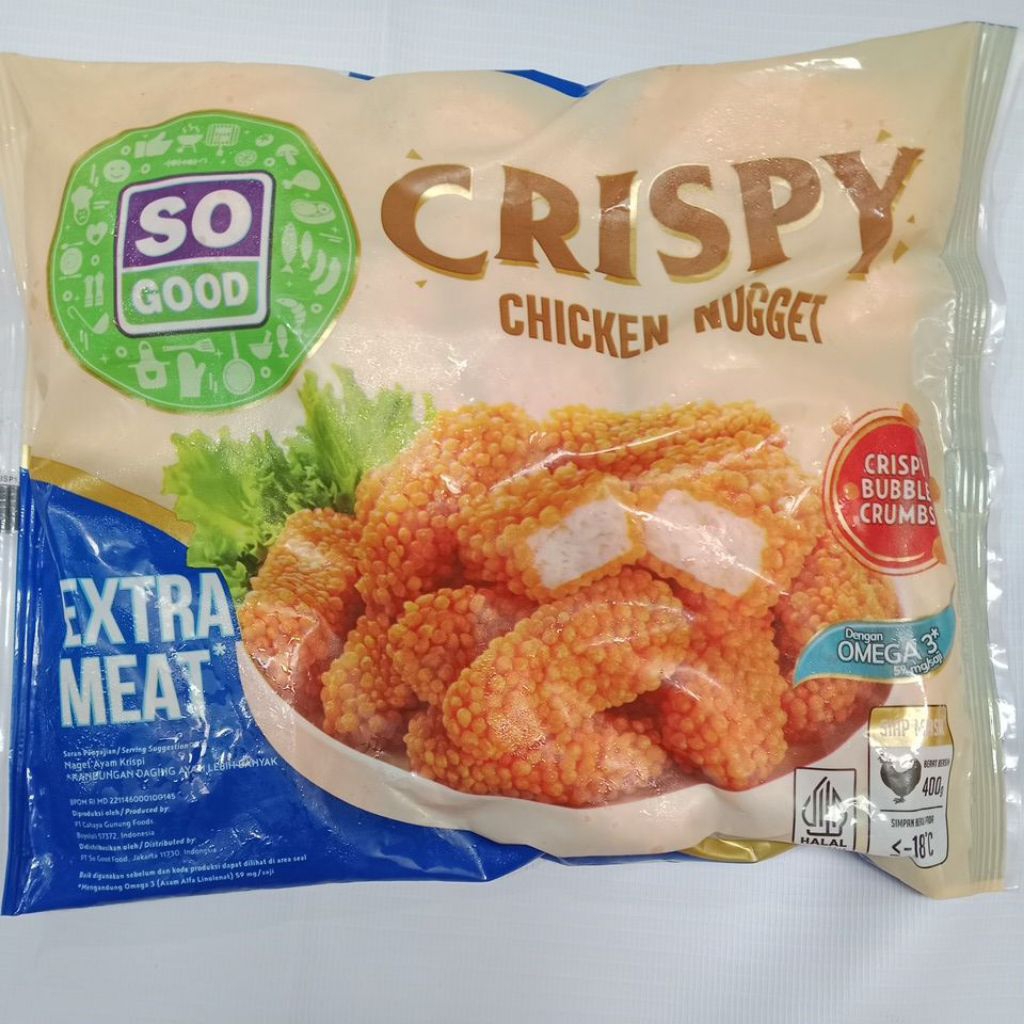 Jual So Good Crispy chicken nugget 400gr | Shopee Indonesia