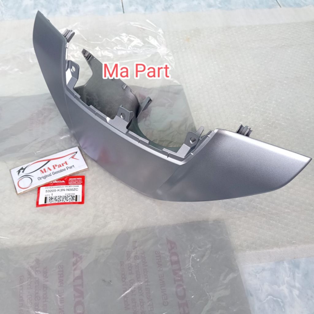 Jual COVER HANDLE BATOK STANG DEPAN KILOMETER SPEEDOMETER CUV E SILVER ...