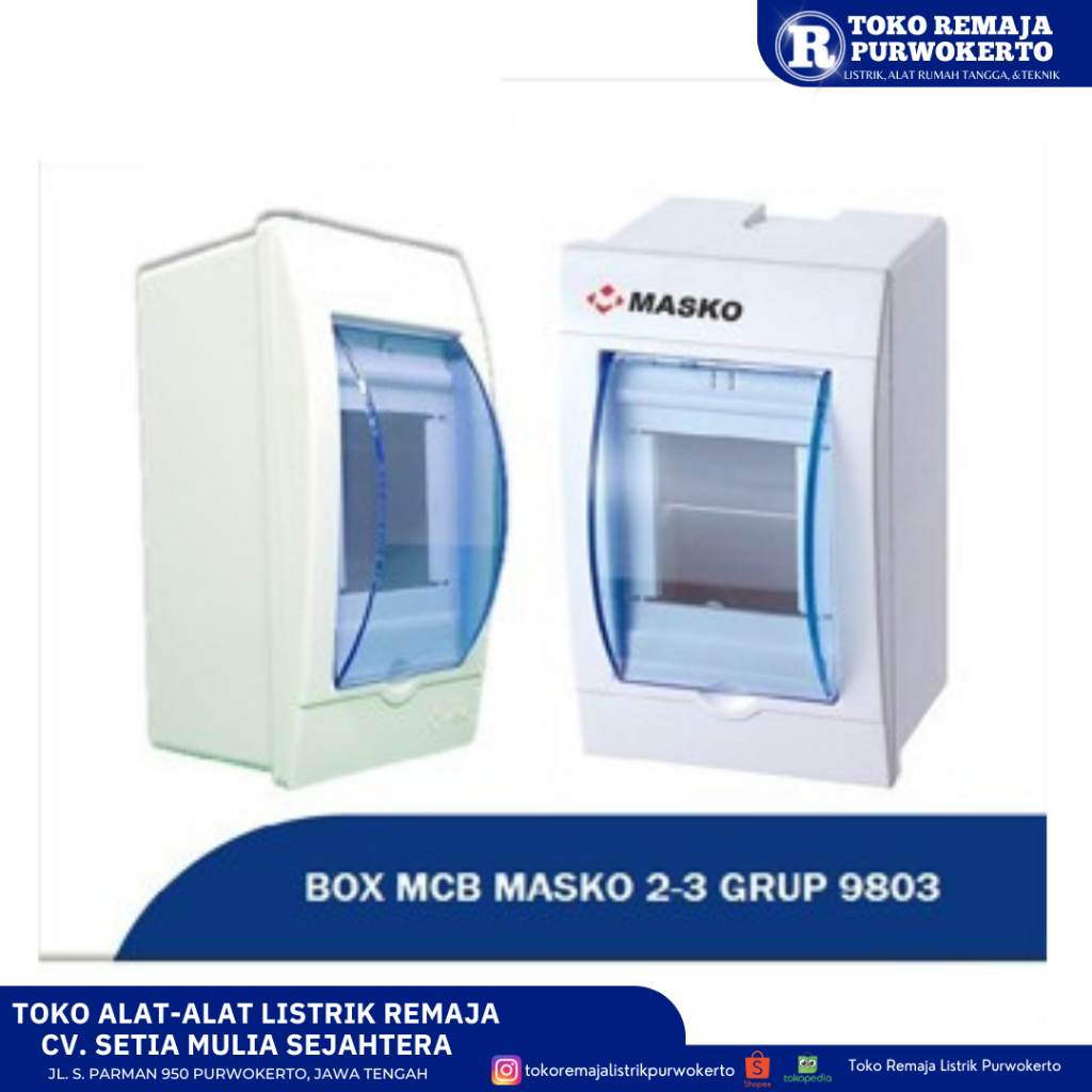 Jual Masko MCB Box 2 Grup Masko | Shopee Indonesia