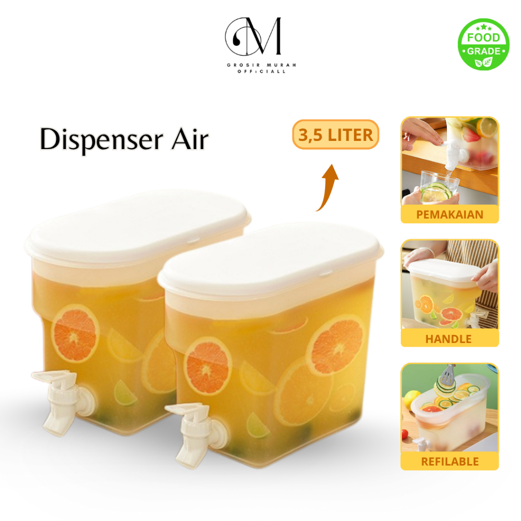 Jual GROVE MAISON Dispenser Juice Portable 3.5 liter Tempat Air Minum ...