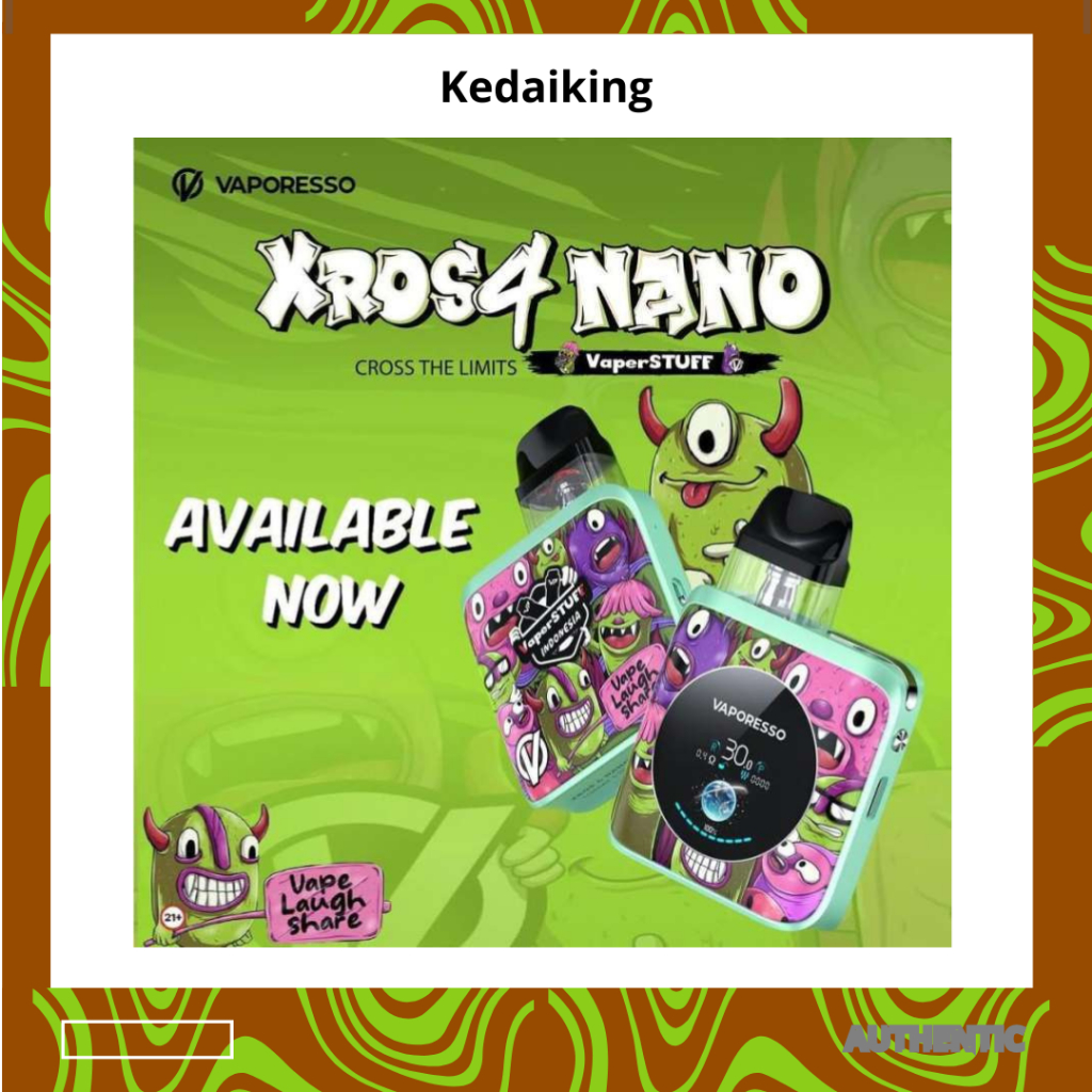 Jual NEW DEVICE XROS 4 NANO VAPERSTUFF EDITION BY VAPORESSO AUTHENTIC ...