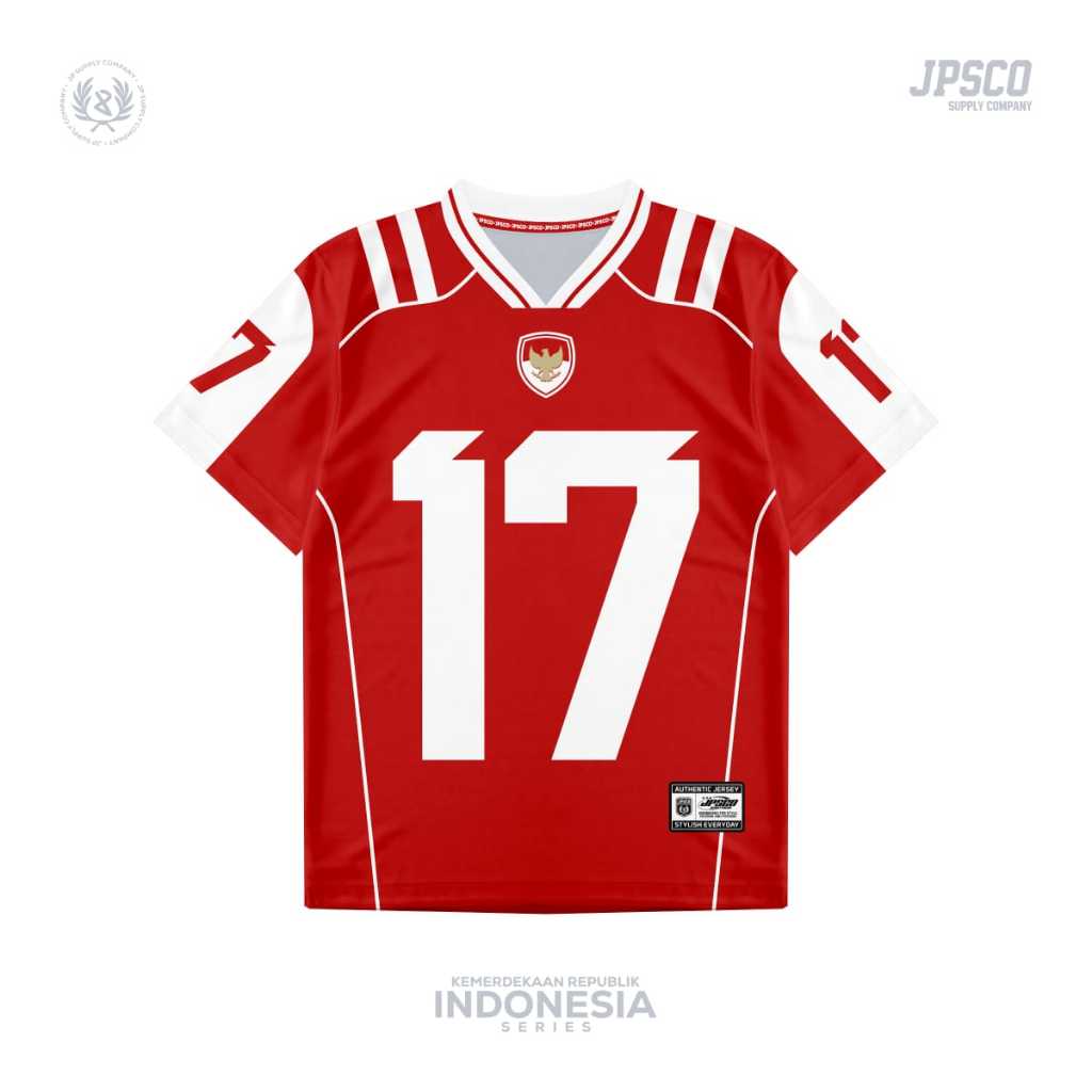 Jual CLOTHIX Jersey Series Kemerdekaan / Jersey Vintage / Jersey Full Printing / Casual / Jersey ...