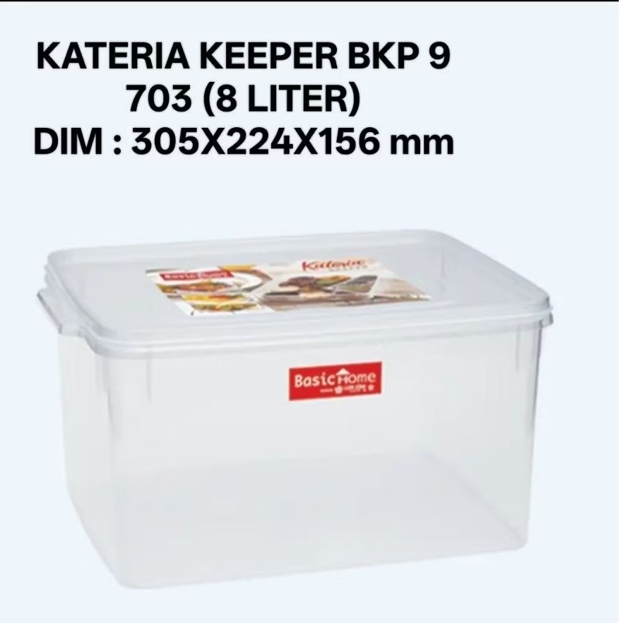 Jual BASIC HOME : 703 KOTAK MAKANAN WADAH PENYIMPANAN SERBAGUNA 8 LITER ...