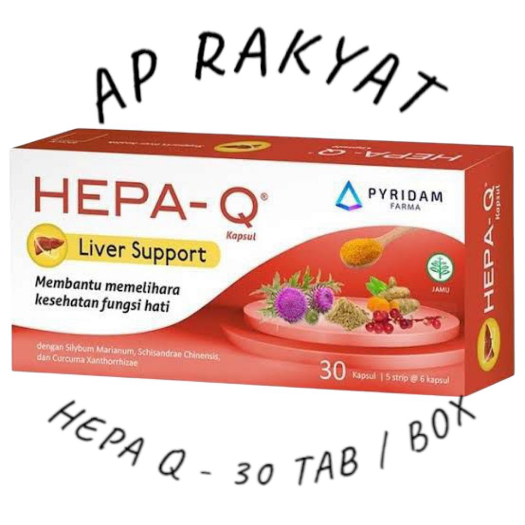 Jual HEPA Q / BOX ISI 30 TABLET | Shopee Indonesia