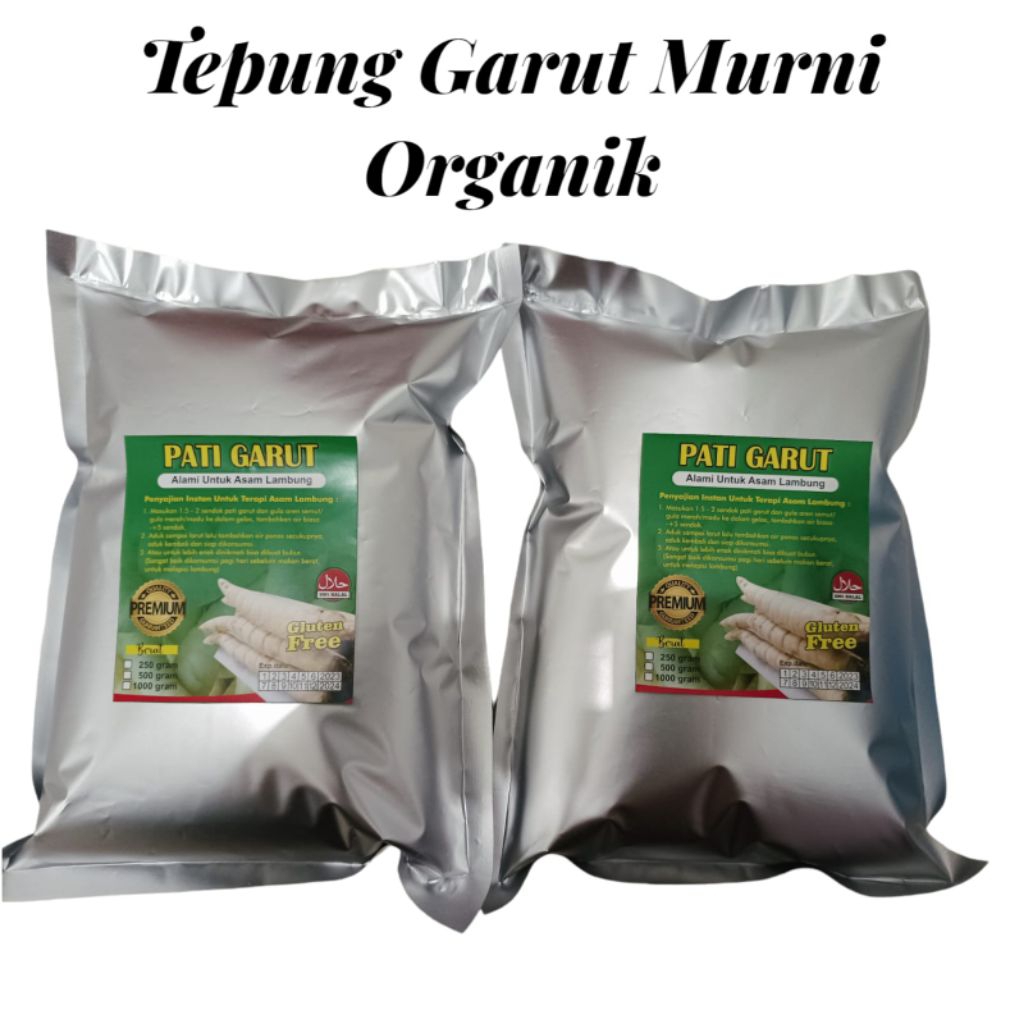 Jual TEPUNG GARUT/PATI ASAM LAMBUNG/ANGKRIK/ARROWROOT 1KG | Shopee ...