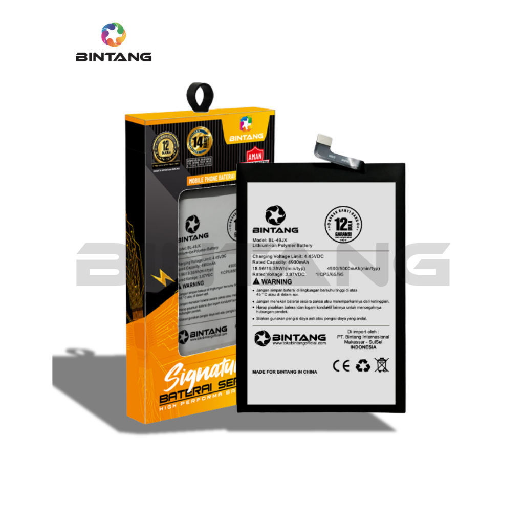 Jual BATTERAI SS BINTANG INFINIX HOT 30 X6831/HOT 40 PRO/NOTE 10 PRO ...