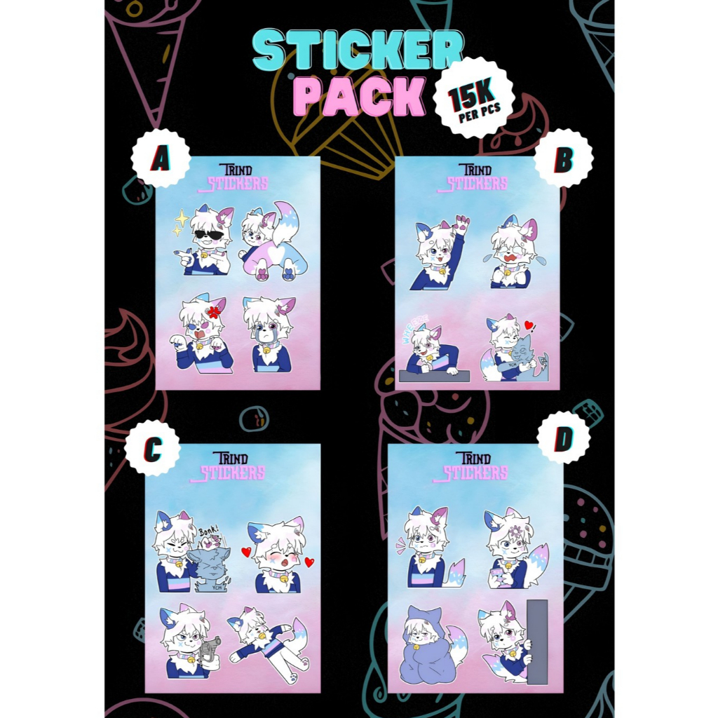Jual Sticker furry kiss cut | Shopee Indonesia