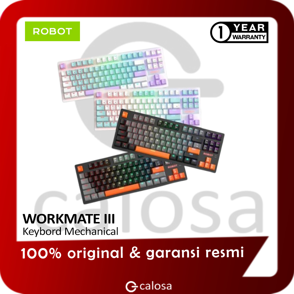 Jual ROBOT Keyboard Gaming WORKMATE III Mechanical Black Myth Wukong 78 Keys LED RGB Light ...