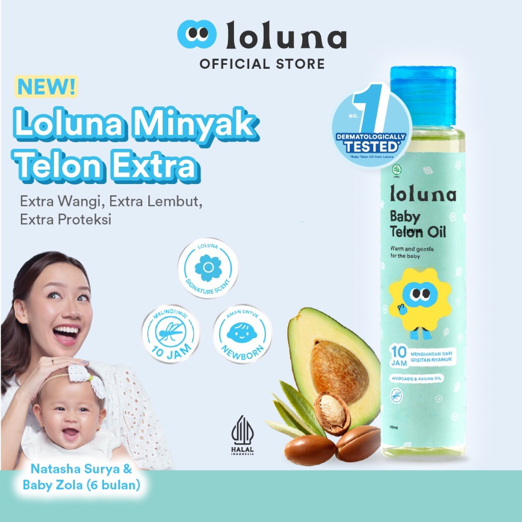 Jual Loluna Baby Telon Oil | Shopee Indonesia