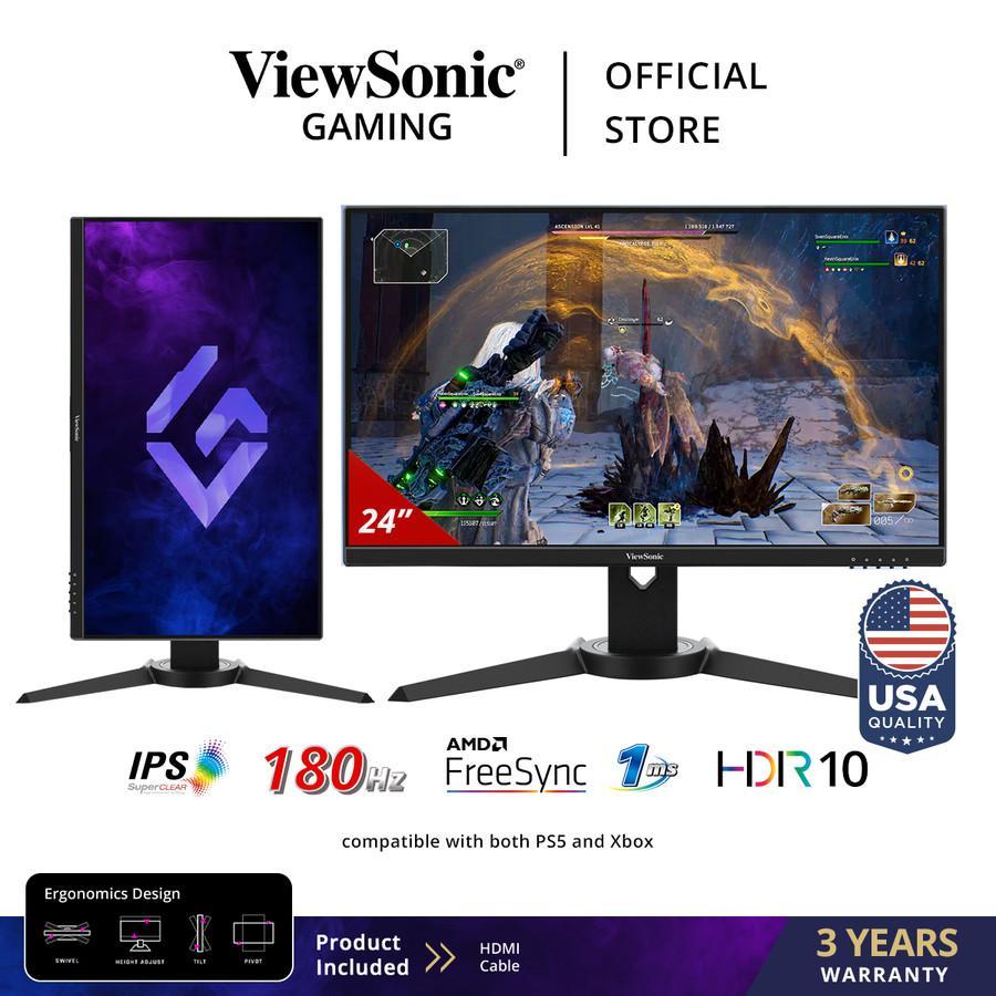 Jual VIEWSONIC XG2409A 24" FHD IPS 240Hz 1ms HDR10 AMD FreeSync ...