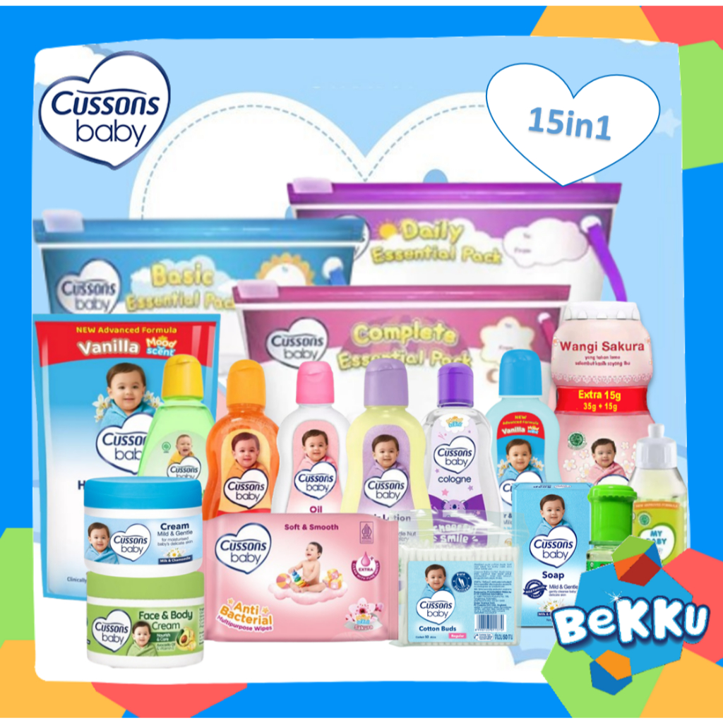Jual Cussons Baby Gift Set 15 in1 | Gift Pack | Cusson Travel Pack ...