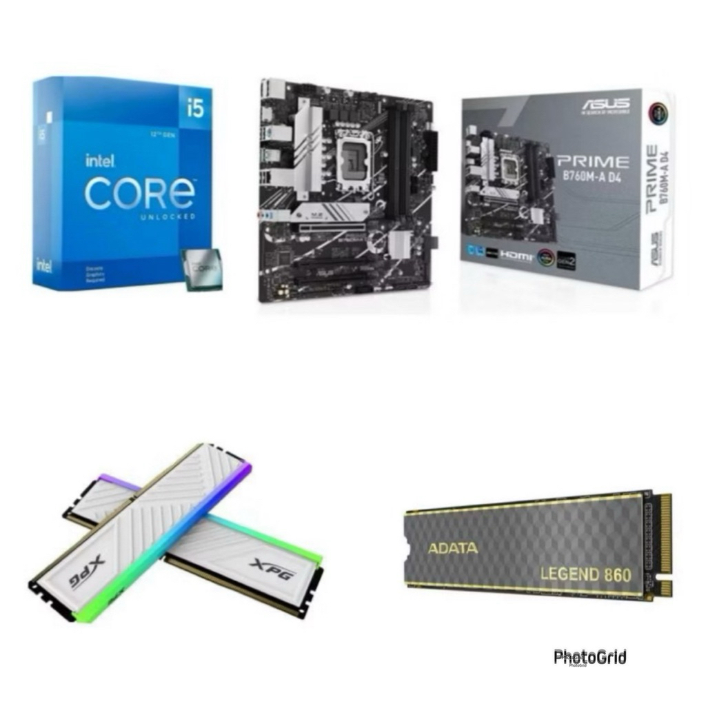 Jual Paket Processor Intel Core i5 12400 / i5 12400F Gen 12 LGA 1700 B760 DDR4 | Shopee Indonesia