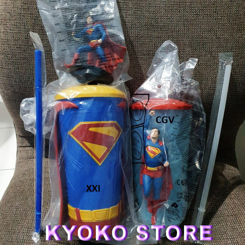 Jual Superman Movie Exclusive Merchandise XXI Cinema Tumbler Superman ...