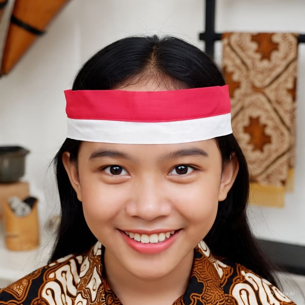 Jual Bendera merah putih kain ikat kepala Dewasa / Anak Aksesoris HUT ...