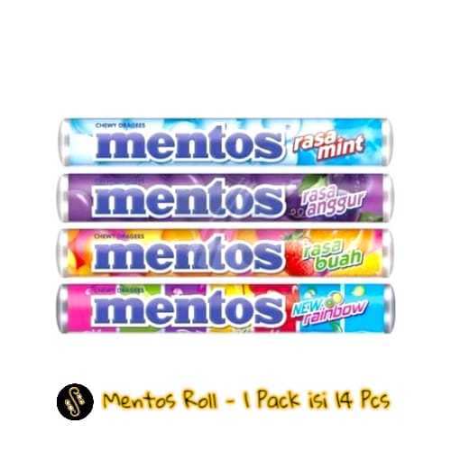 Jual Mentos Roll Say Hello 29gr - Pak Isi 14 Pcs | Shopee Indonesia