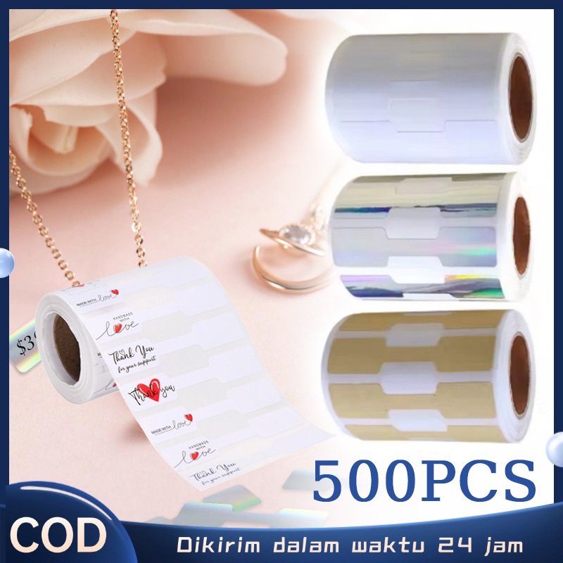 Jual 500 Pcs/roll Label Harga Perhiasan Tag Harga Price Tag Label Harga ...