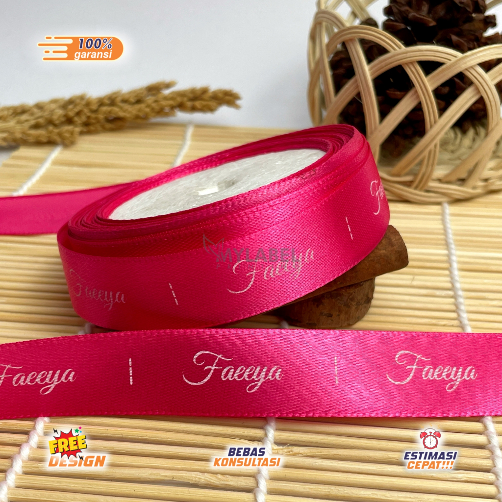 Jual PITA LABEL custom/pita satin/pita label custom/pita packaging/pita ...