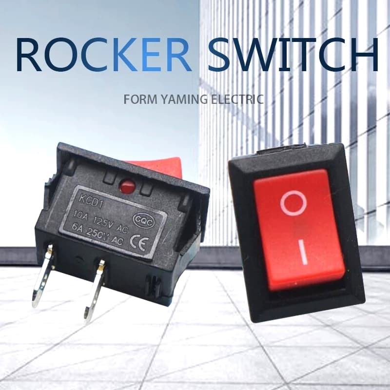 Jual Saklar Switch ON OFFF 2 Pin 6A 250V KCD Kualitas Bagus | Shopee ...