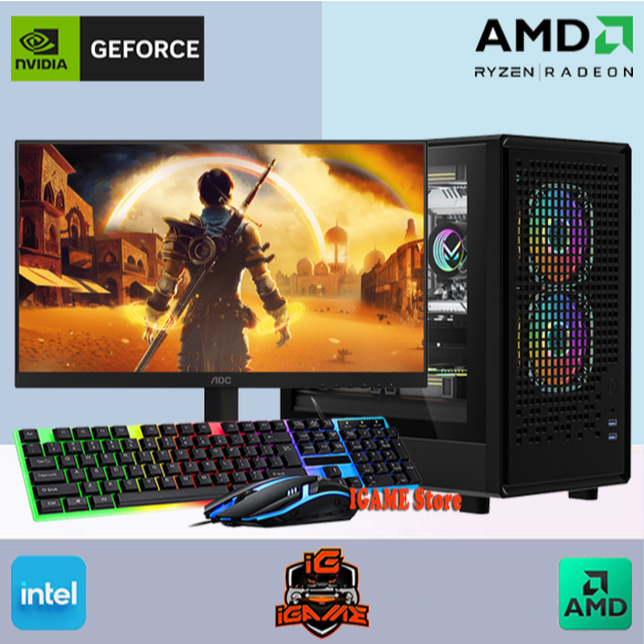 Jual Paket Lengkap Full SET PC GAMING RYZEN 5 8500G/DDR5 32GB - Monitor ...