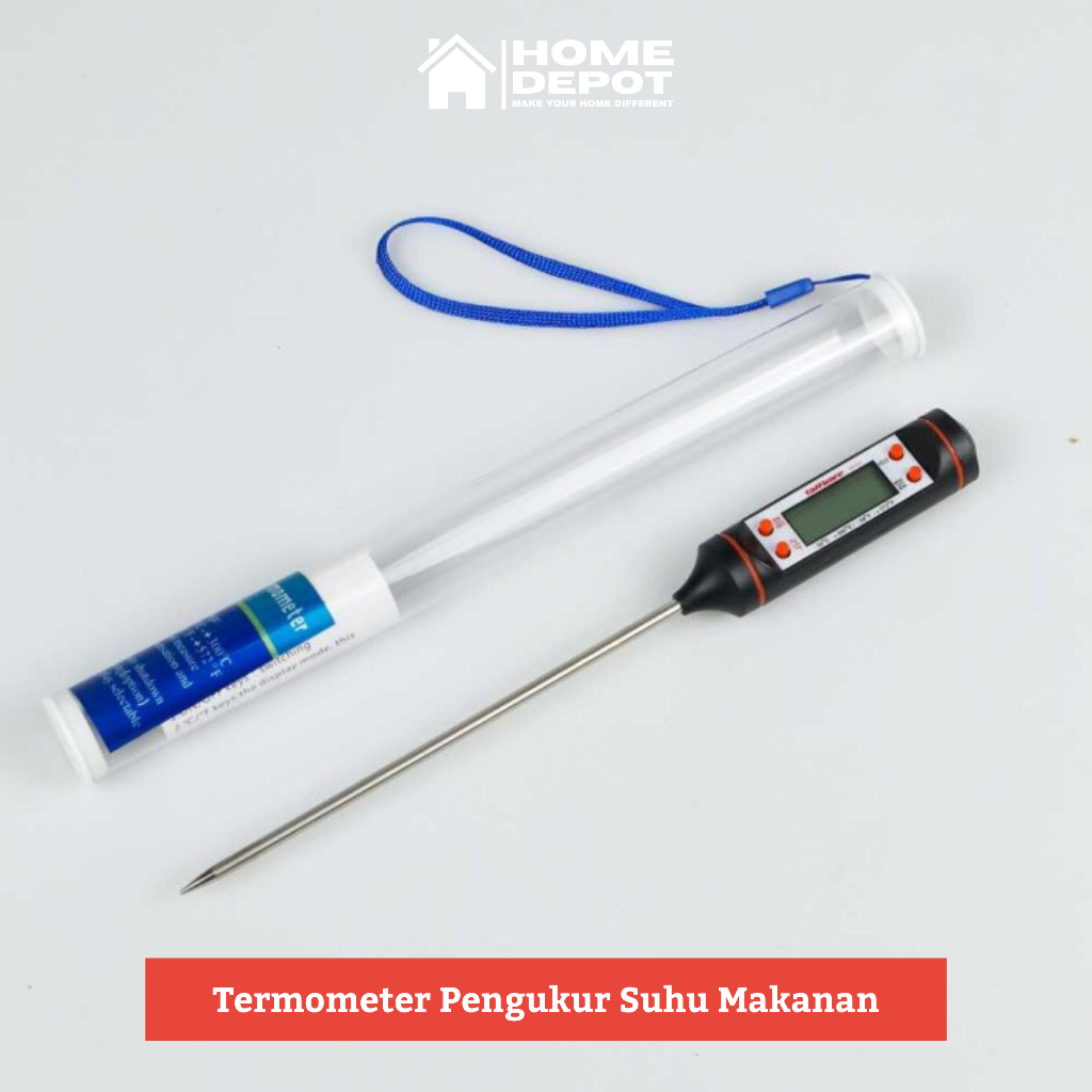 Jual Termometer Makanan Digital Untuk Daging Kopi dan Susu | Shopee ...