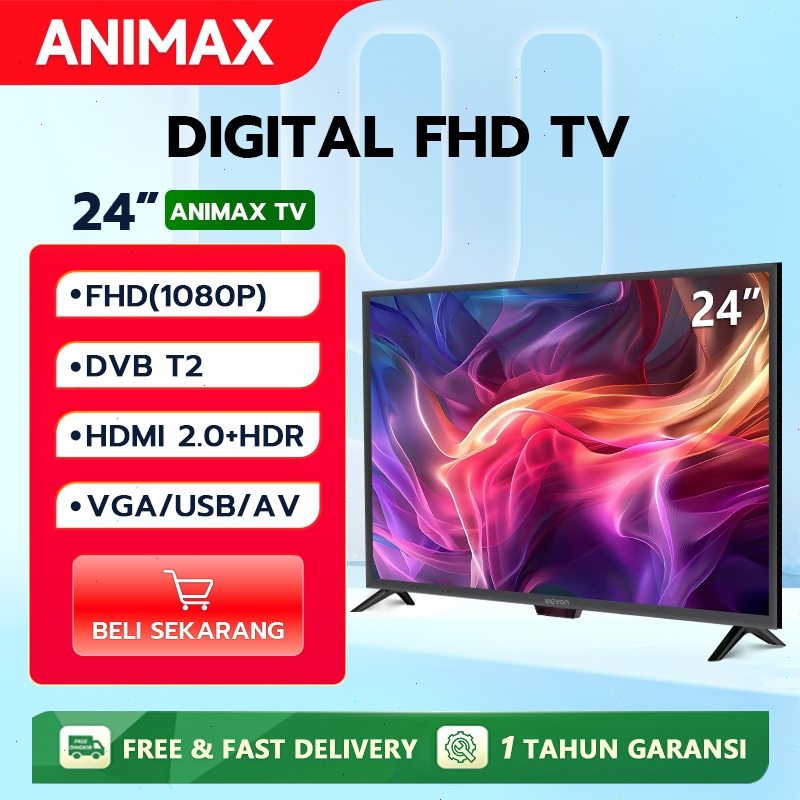 Jual Animax TV Digital 24 Inch TV LED Digital 21/22/24/25/27/30 Inch ...