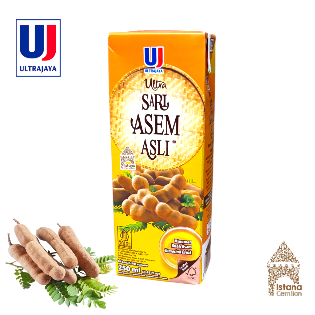 Jual Ultra Sari Asem Asli 250 ml - Minuman Buah Asam Tamarind Drink ...