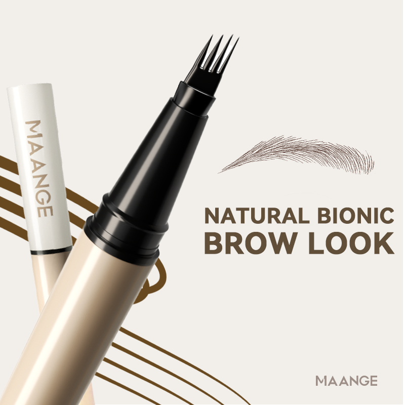 Jual [DISKON 3k] MAANGE 4 Point Waterproof Liquid Eyebrow Tahan Air 24 ...