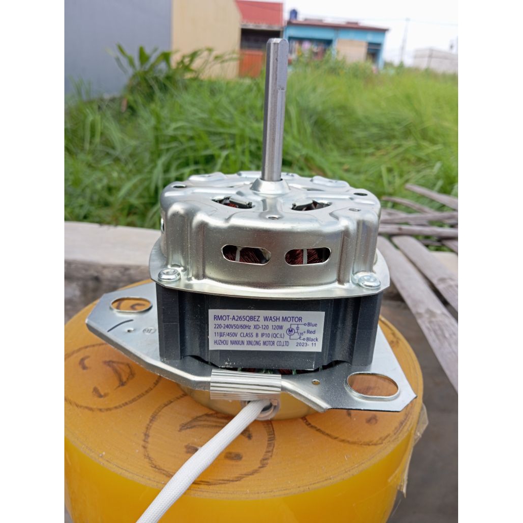 Jual WASH MOTOR MESIN CUCI SHARP ORIGINAL RMOT-A265QBEZ 120WATT 11UF ...